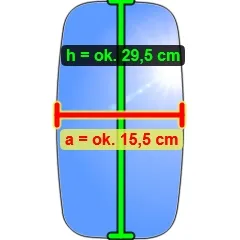Lewy wkład lusterka ASFER MERCEDES-BENZ Atego III 2013-2026 2025 2024 ...