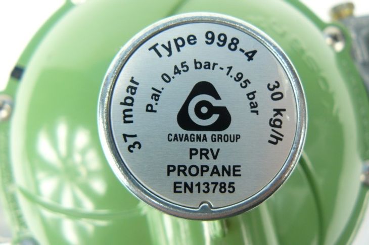 Reduktor II st 37 mbar, 25 kg/h, typ 998-3 CAVAGNA - ERLI.pl Reduktor II st 37 mbar, 25 kg/h, typ 998-3 CAVAGNA - ERLI.pl