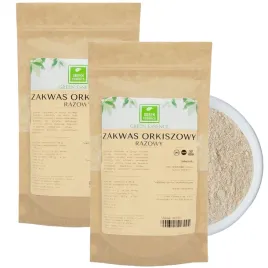 Zakwas ORKISZOWY razowy SUCHY proszek 500g NATURALNY chleba ZESTAW 2x ...