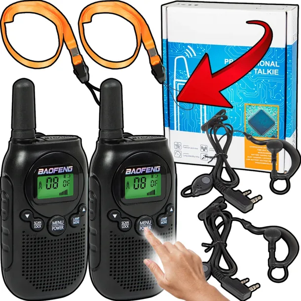 Krótkofalówka Baofeng KRÓTKOFALÓWKA WALKIE TALKIE KRÓTKOFALÓWKA 2x ...