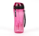 Butelka sportowa z rurką 550 ml - różowa, Tritan LocknLock ABF628P ...