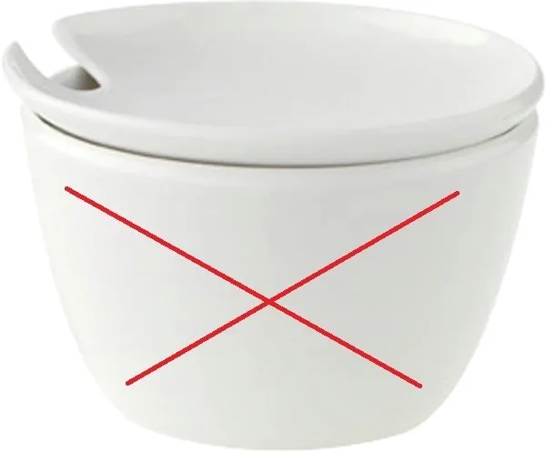 Villeroy&Boch Flow Pokrywa Cukiernicy (bez elementu dolnego) SAMA ...