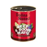 Mokra karma dla Psa DOLINA NOTECI Superfood WOŁOWINA GĘSINA 800g ...