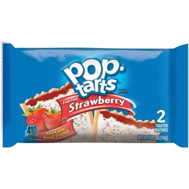 Ciasteczka Kellogg's Pop Tarts Strawberry Truskawkowe 96g amerykańskie ...