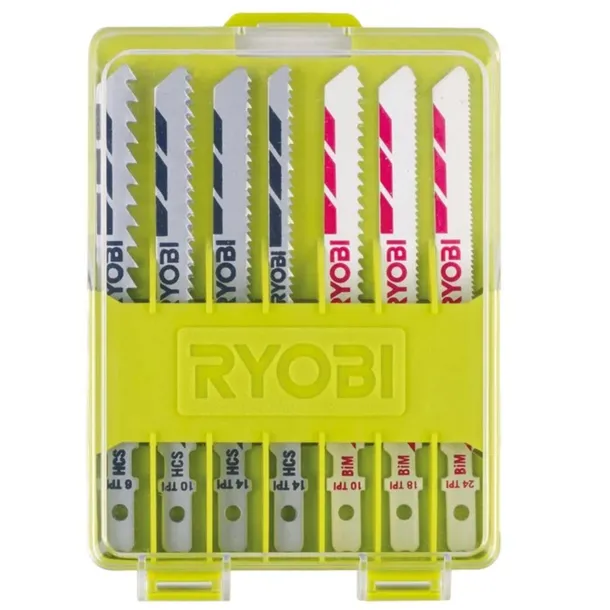RYOBI Zestaw brzeszczotów do Wyrzynarki (10 szt) – 335071057 - ERLI.pl