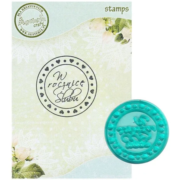 STEMPEL POLIMEROWY W rocznicę ślubu - koło 1 - Agateria – 335688355 ...