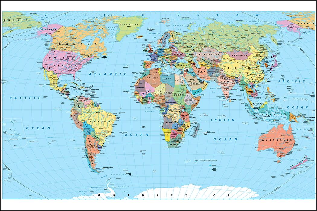 Mapa Świata 22 - ERLI.pl