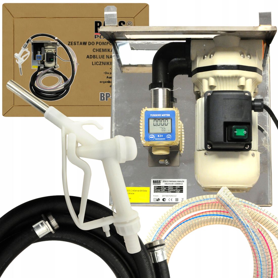 POMPA DO CHEMIKALIÓW ADBLUE AD BLUE + LICZNIK LCD – 47888758 - ERLI.pl