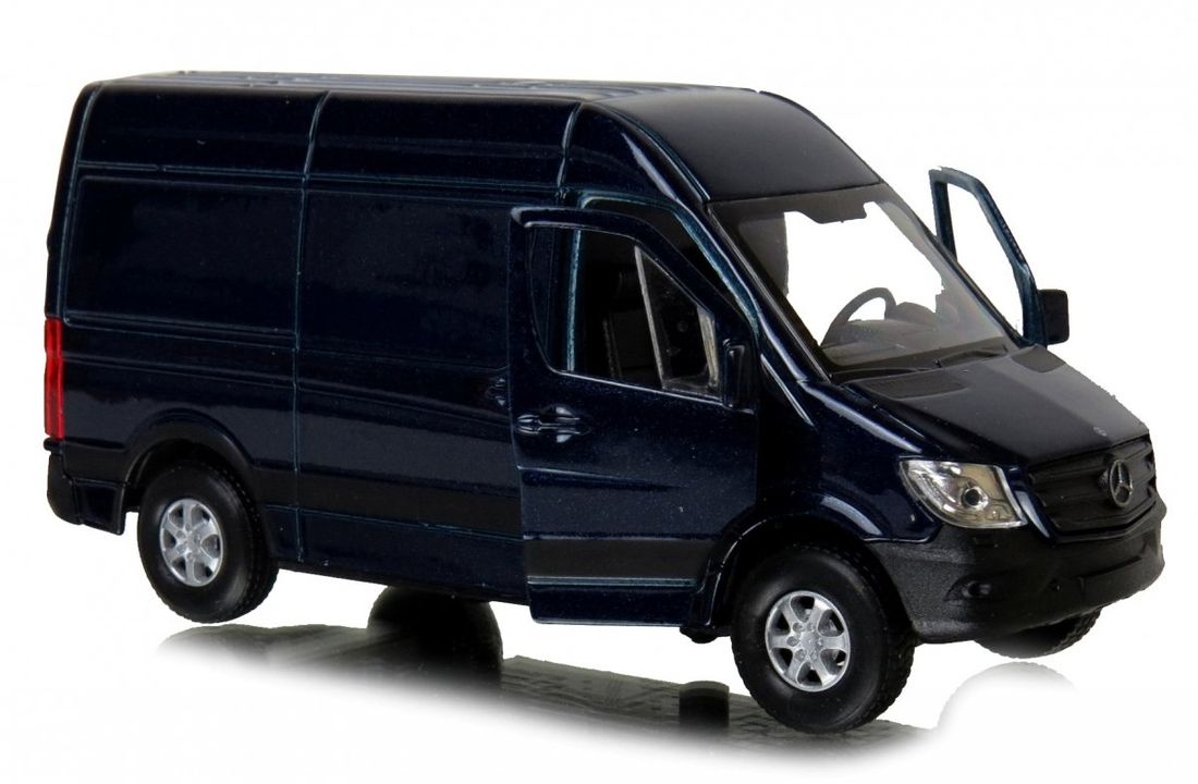 MERCEDES-BENZ SPRINTER PANEL VAN Metalowy MODEL Welly 1:34 - ERLI.pl