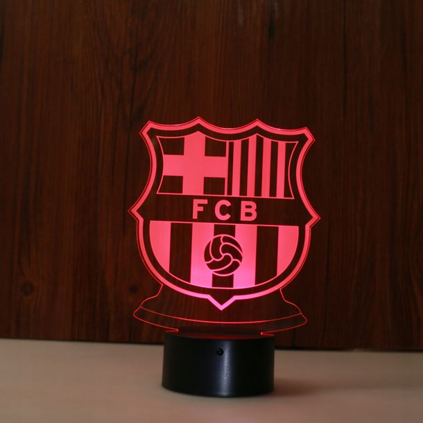 LAMPKA NOCNA 3D FC BARCELONA PILOT PREZENT – 52924265 - ERLI.pl