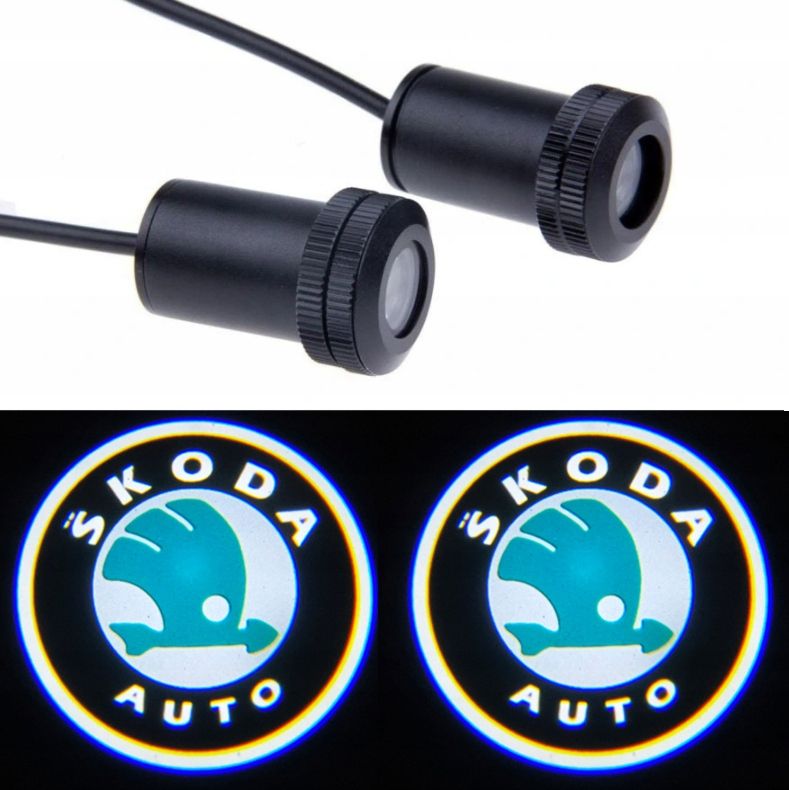 Skoda Led Logo Projektor! Lampka Wszystkie Modele! - ERLI.pl