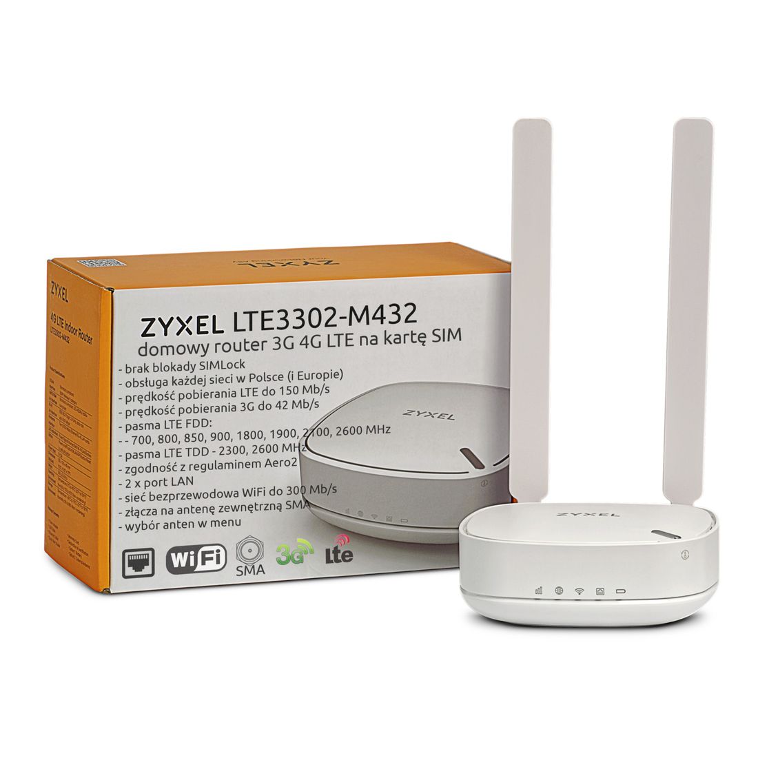 Domowy Stacjonarny router WiFi LAN 3G 4G LTE na kartę SIM bez simlocka ...