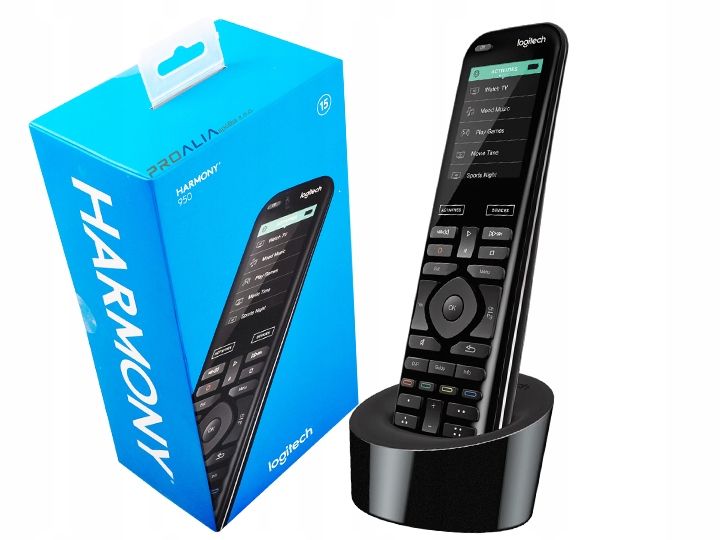 PILOT UNIWERSALNY LOGITECH HARMONY 950 + STACJA - ERLI.pl