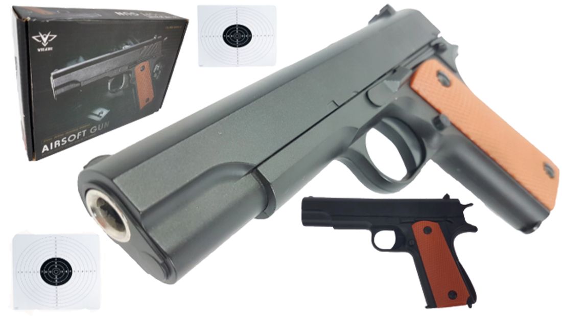 Polski Pistolet Metalowy na Kulki 6mm VIS WZ.35 - erli.pl Polski Pistolet Metalowy na Kulki 6mm VIS WZ.35 - erli.pl
