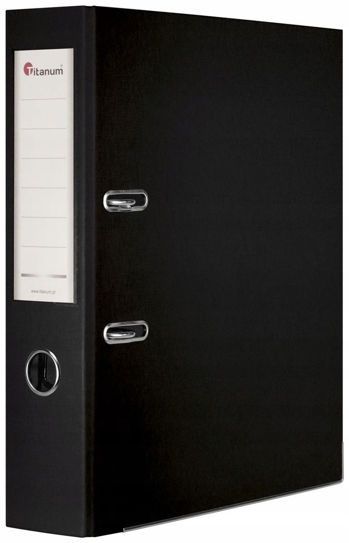 Segregator A4 75 mm segregatory CZARNY - ERLI.pl