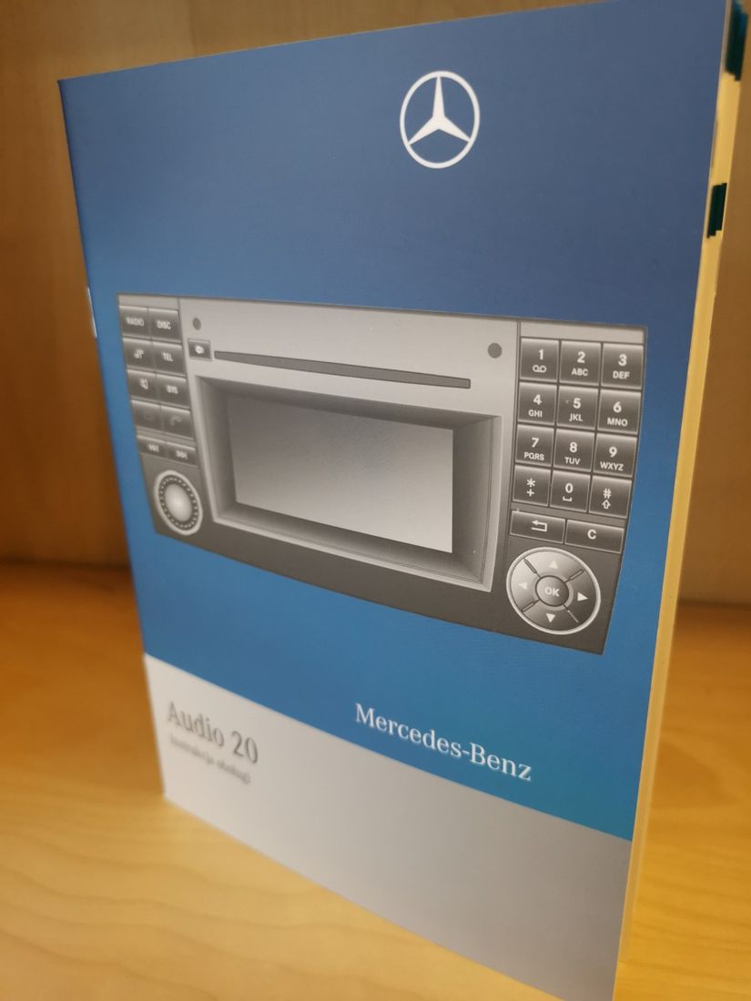 Mercedes Audio 20 Radio B Klasa Instrukcja Obsługi - ERLI.pl