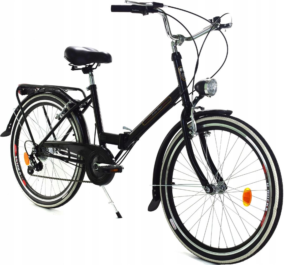 Rower skladak 24 miejski składak składany 6 biegów - ERLI.pl