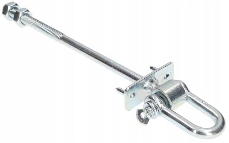 HAK HUŚTAWKOWY Z SZEKLĄ I BOLCAMI M10 X 190 MM - ERLI.pl