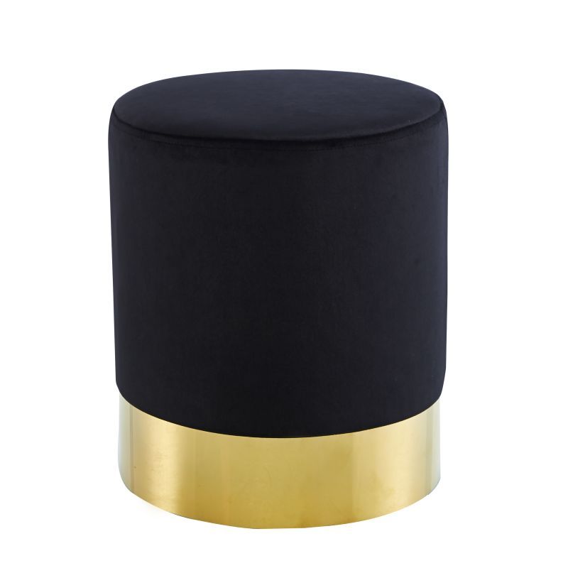 Pufa puf SWEET 2 velvet welur gold złoto plusz - ERLI.pl