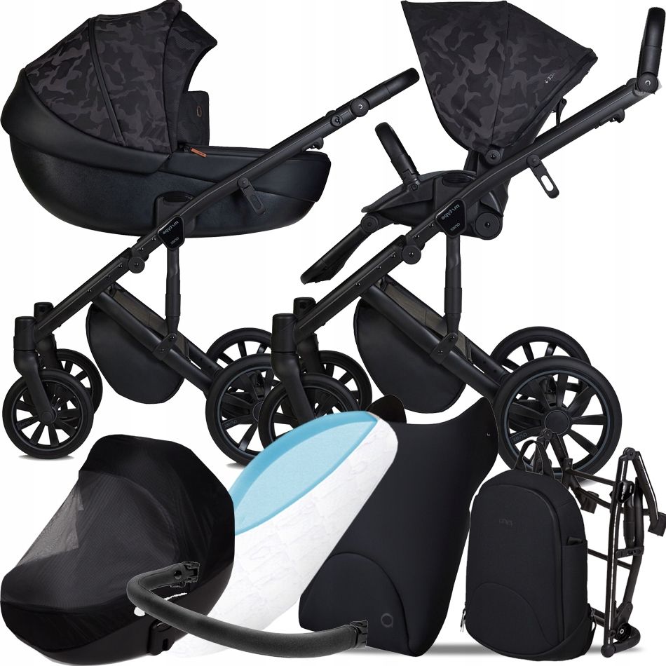 WÓZEK 2W1 ANEX M/TYPE 10 HIDE I + MEGA AKCESORIA - ERLI.pl