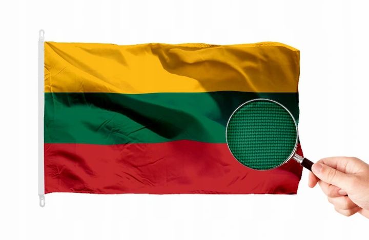 Flaga Litwa MOCNA masztowa 150x90 cm Flagi Litwy Litewska – 98268546 ...