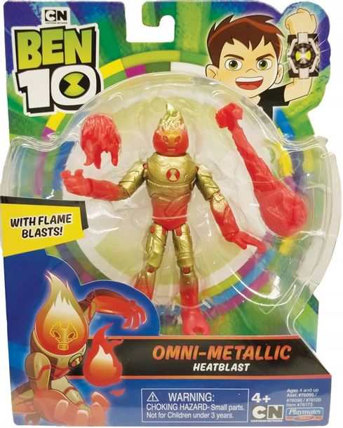 BEN 10 FIGURKA HEATBLAST OMNI-METALLIC KOSMITA - ERLI.pl BEN 10 FIGURKA HEATBLAST OMNI-METALLIC KOSMITA - ERLI.pl