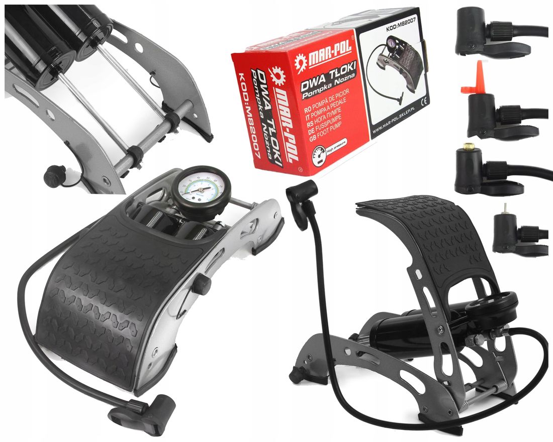 POMPKA samochodowa do SAMOCHODU KÓŁ OPON NOŻNA 7BA – 105009943 - ERLI.pl