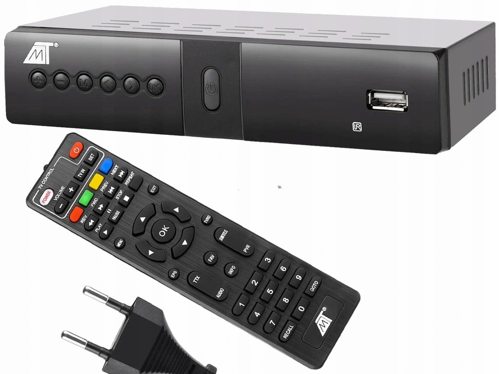 DEKODER TUNER DVB-T2 TV NAZIEMNEJ HEVC H.265 USB – 105371037 - ERLI.pl