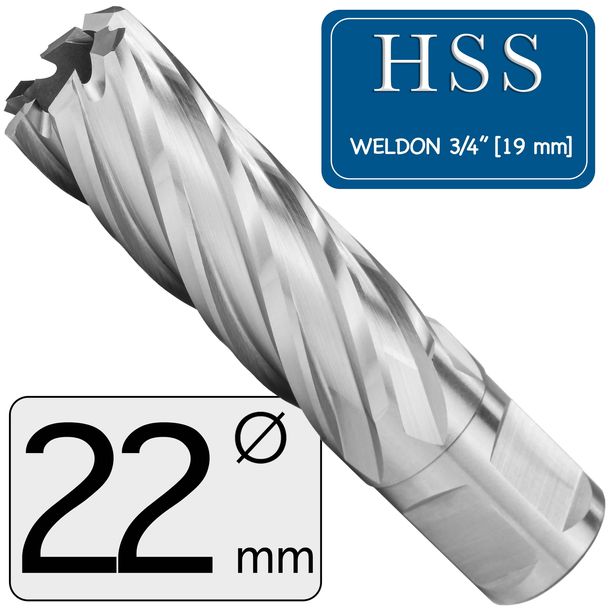 FI 22 x 55 mm Frez Trepanacyjny HSS Wiertło rurowe – 108268432 - ERLI.pl FI 22 x 55 mm Frez Trepanacyjny HSS Wiertło rurowe – 108268432 - ERLI.pl