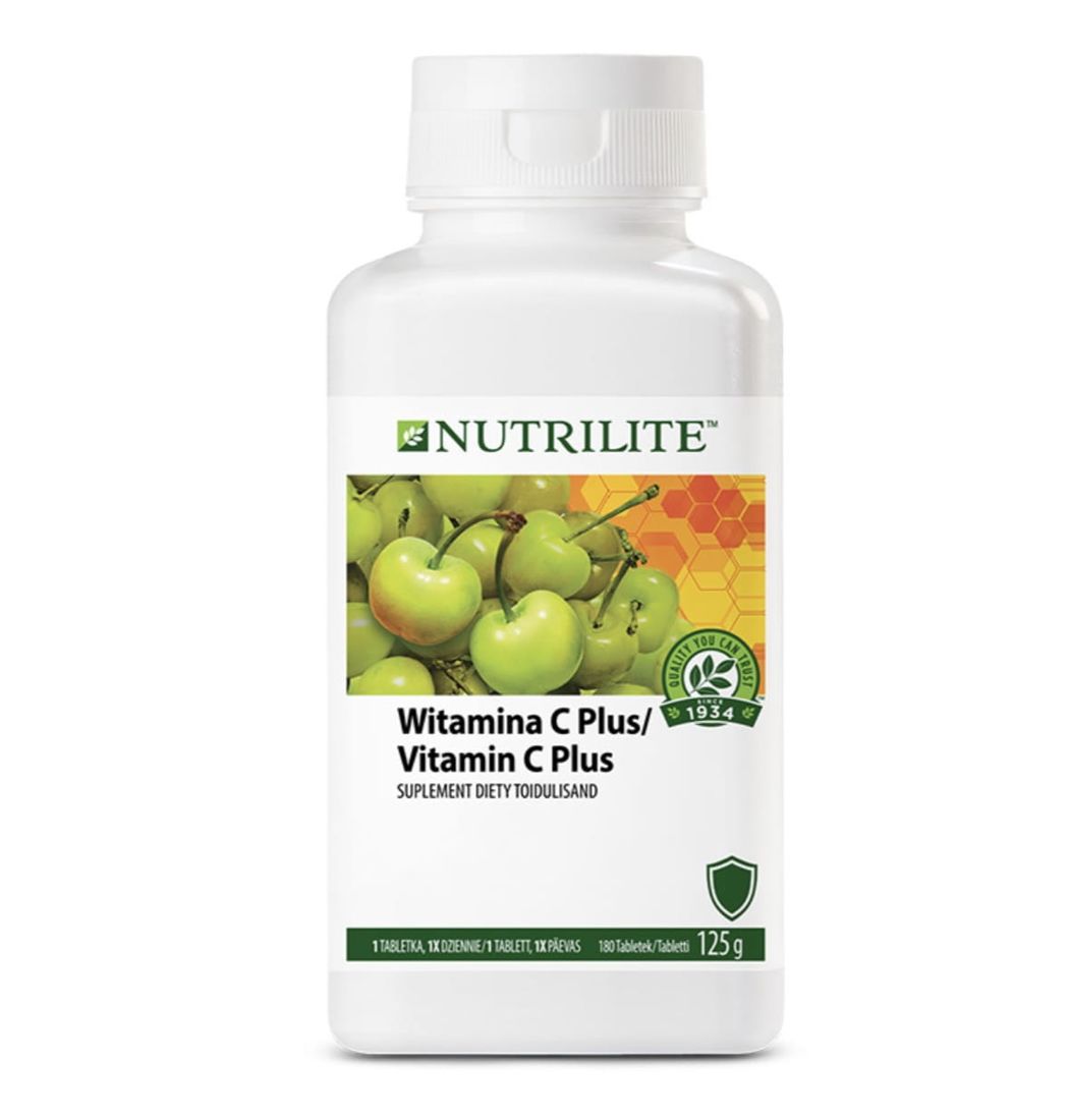 Witamina C Plus – opakowanie rodzinne NUTRILITE™ 180 tab. - ERLI.pl
