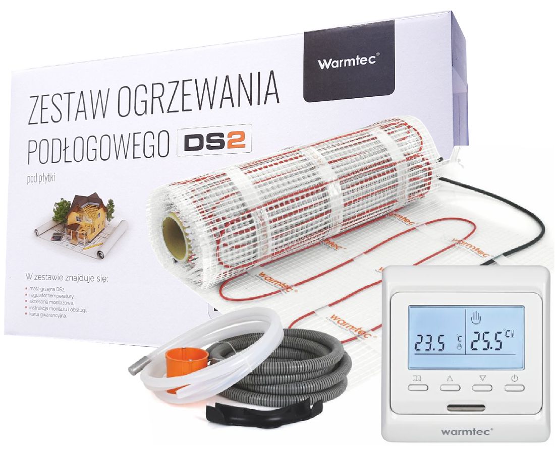 Mata grzejna grzewcza DS2-25/T510 2,5m² WARMTEC - ERLI.pl