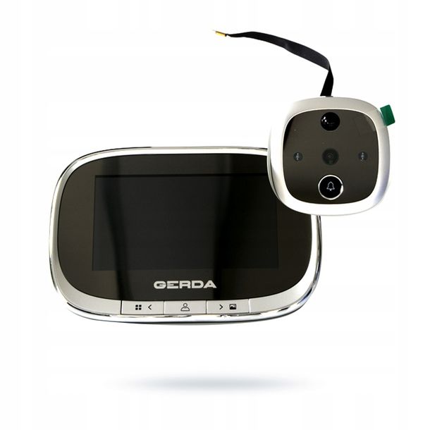 Elektroniczny wizjer judasz do drzwi Gerda OPTIC M – 111729496 - ERLI.pl