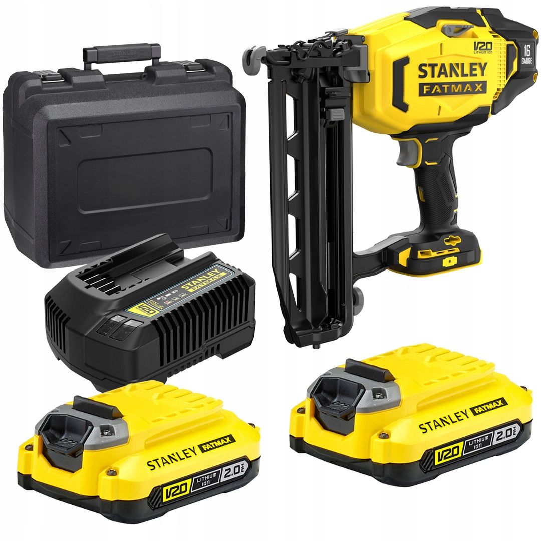 Gwoździarka 16GA 18V 2x2Ah V20 Stanley SFMCN616D2 - ERLI.pl