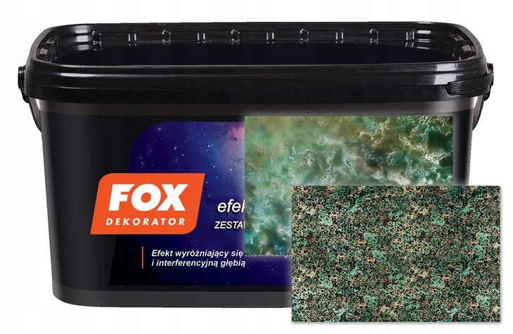 Farba EFEKT GALAXY green 5m² - FOX DEKORATOR - ERLI.pl