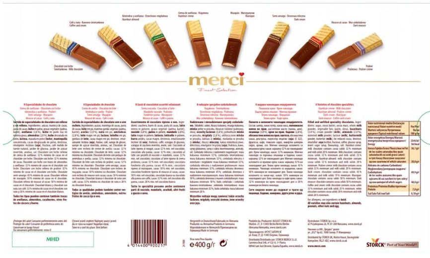 BOMBONIERKA MERCI 400g (DUŻA) – 114877067 - ERLI.pl