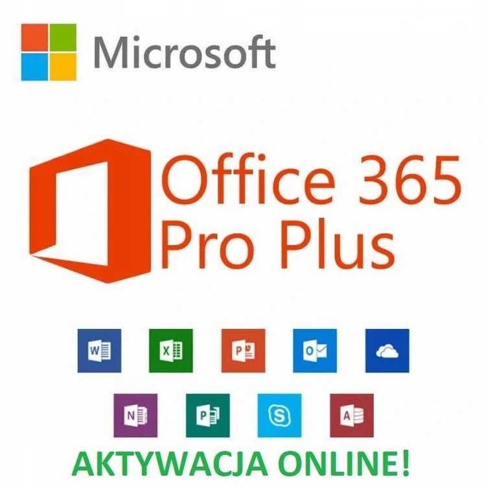 Pakiet Microsoft Office 2019 365 PRO Plus - DOŻYWOTNIO - !!FAKTURA VAT ...