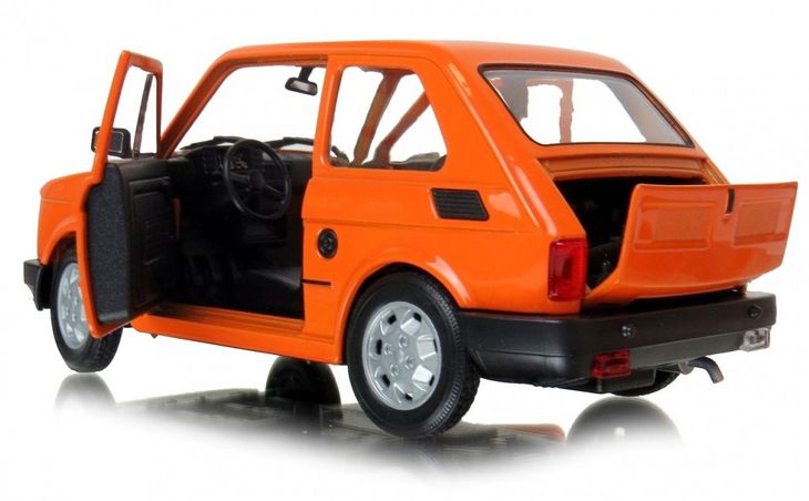 FIAT 126p Duży MALUCH Samochód PRL Auto Welly 1:21 - ERLI.pl