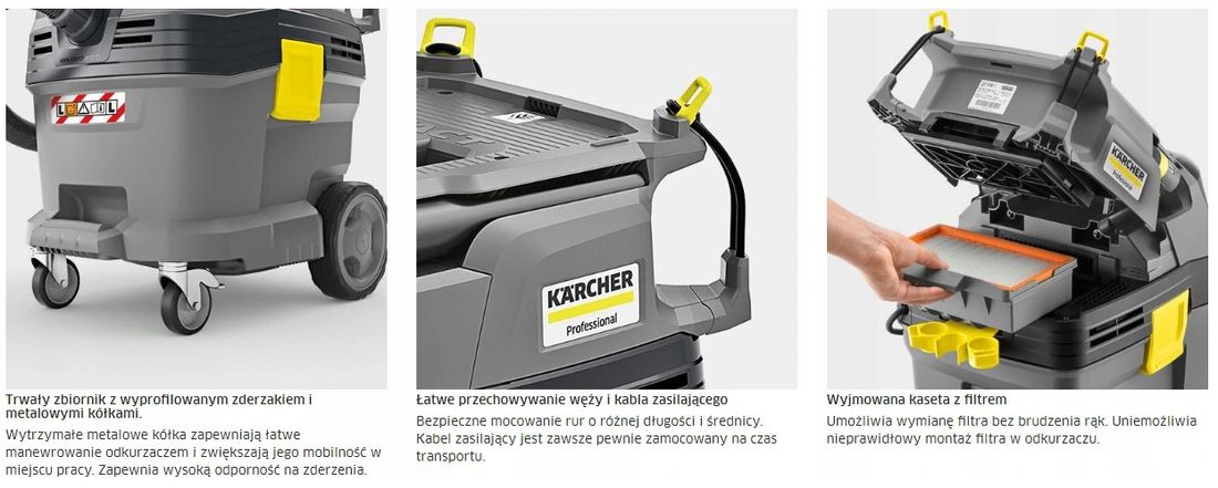 NT 30/1 TACT L ODKURZACZ PRZEMYSŁOWY KARCHER BUDOWA GŁADŹ – 116272263 - ERLI.pl