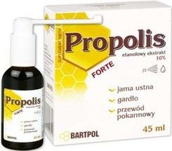 PROPOLIS FORTE 10% 45ml ODPORNOŚĆ zdrowie NATURALNE składniki - ERLI.pl