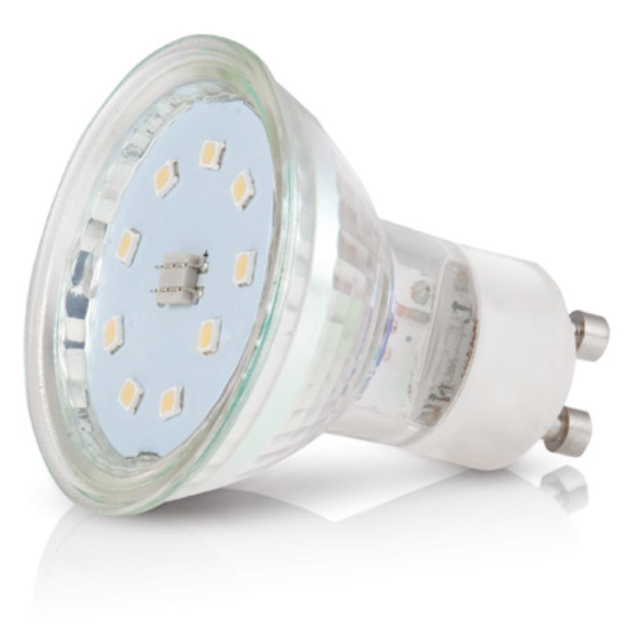 Żarówka LED SMD GU10 4W Ciepła oczko halogen - ERLI.pl Żarówka LED SMD GU10 4W Ciepła oczko halogen - ERLI.pl