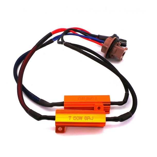 W21/5W rezystor - dekoder błędu CAN 50W 8 Ohm 12V - ERLI.pl W21/5W rezystor - dekoder błędu CAN 50W 8 Ohm 12V - ERLI.pl