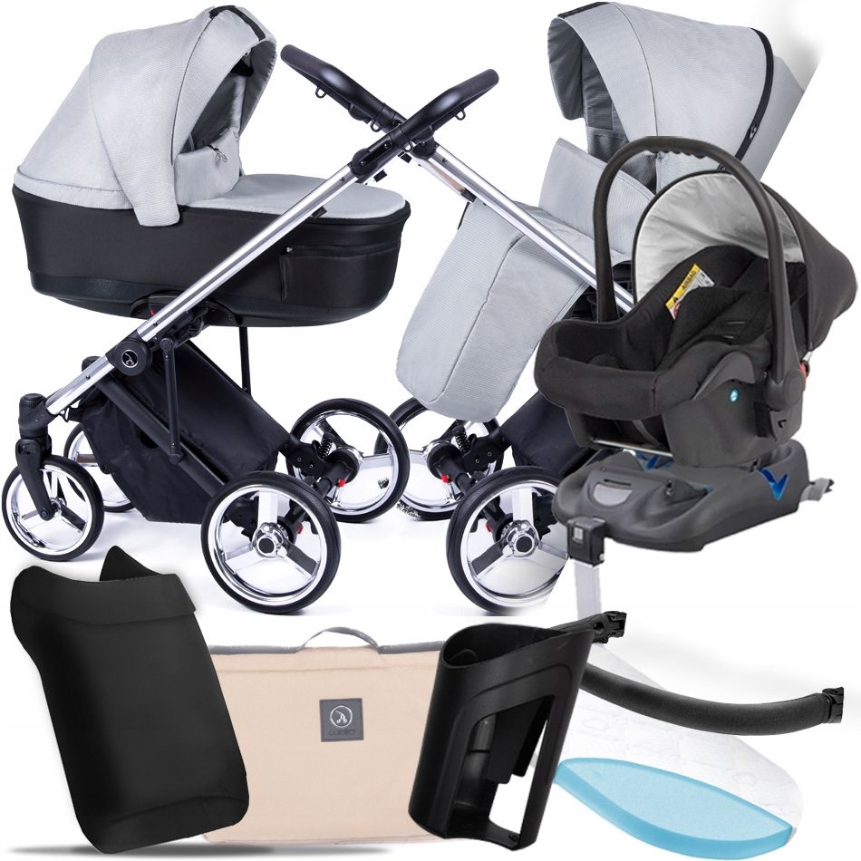 WÓZEK 4W1 COLETTO FADO FA-02 SR I KITE + BAZA DOCK - ERLI.pl