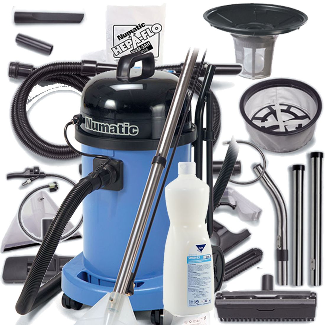 Profesjonalny odkurzacz piorący Numatic CT 470-2 + GRATIS chemia - ERLI.pl