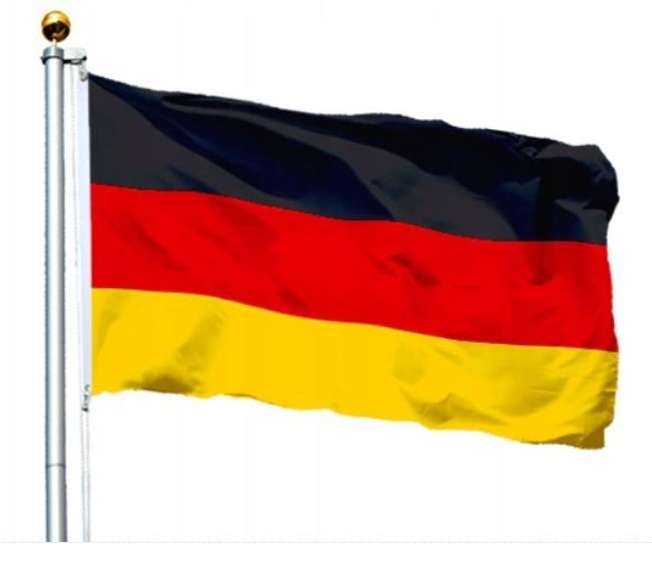 Flaga Niemcy 150x90 cm Niemiec Niemiecka Germany – 119337911 - ERLI.pl