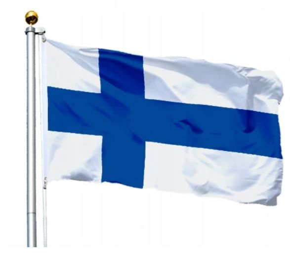 Flaga Finlandia 150x90 cm Flagi Finlandii Finland – 119417420 - ERLI.pl
