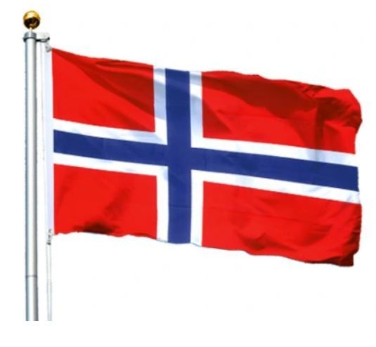 Flaga Norwegia 150x90 cm Norwegii Norway Norwegen - ERLI.pl