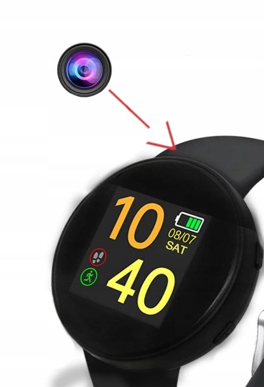 Smartwatch ukryta kamera FULL HD na microSD - ERLI.pl