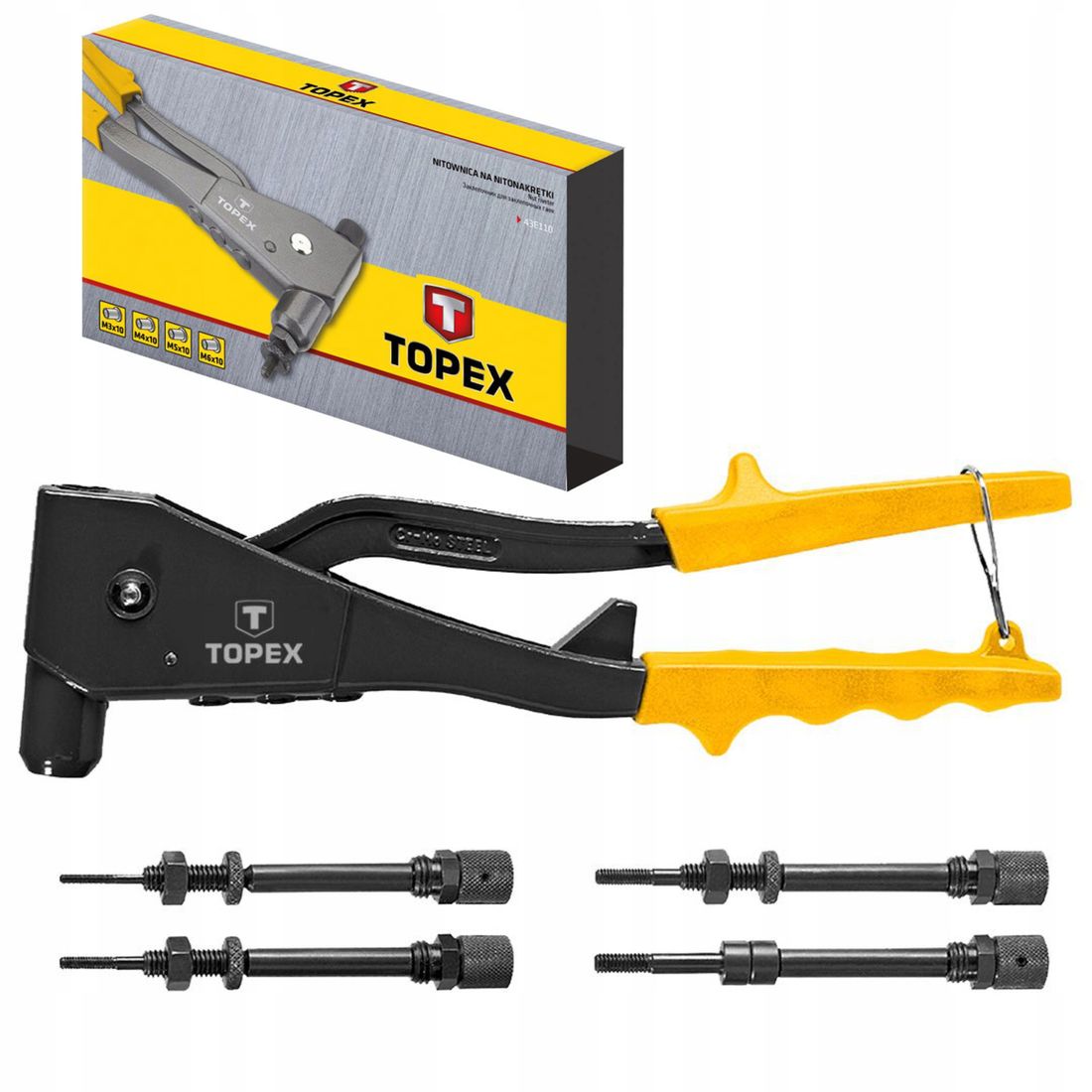 NITOWNICA NA NITONAKRĘTKI M3 M4 M5 M6 TOPEX 43E110 – 120318728 - ERLI.pl
