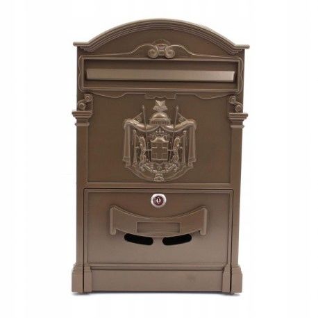 Skrzynka na listy odlew RESIDENCE mała antracyt - ERLI.pl