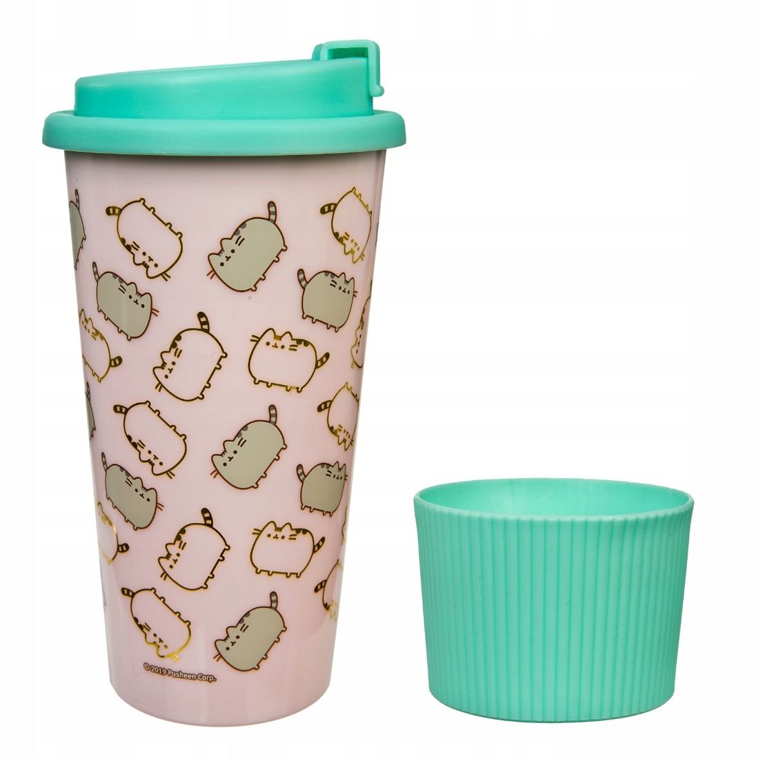 Kubek podróżny z osłonką kot Pusheen kotek Puszin – 121025968 - ERLI.pl Kubek podróżny z osłonką kot Pusheen kotek Puszin – 121025968 - ERLI.pl
